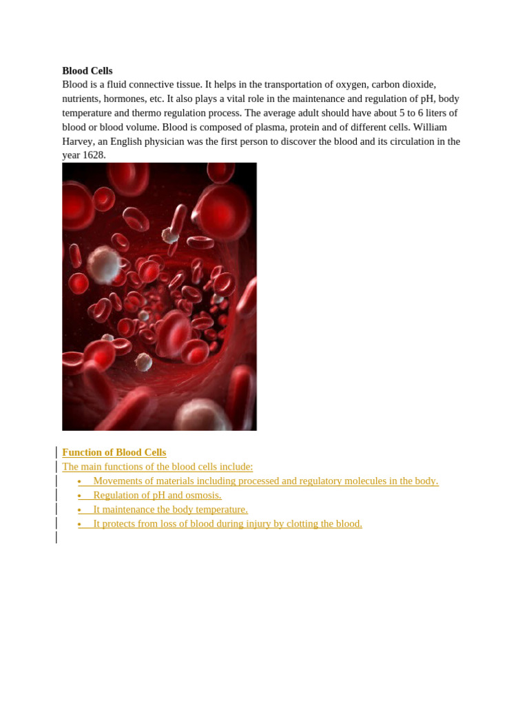 Transport in Animals (Blood Cells) | PDF | Blood Type | Red Blood Cell