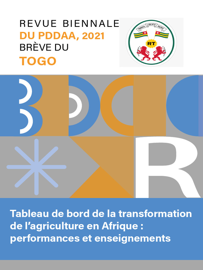 Performances agricoles du Togo en 2021 | PDF | Agriculture | Afrique