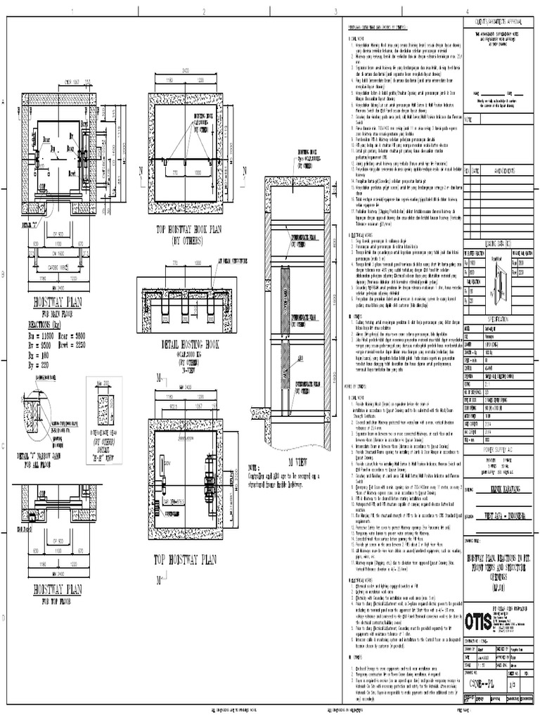OTIS (GeN2-MRL-1000kg-60-CO-2lt EN81) (2400x2000) | PDF