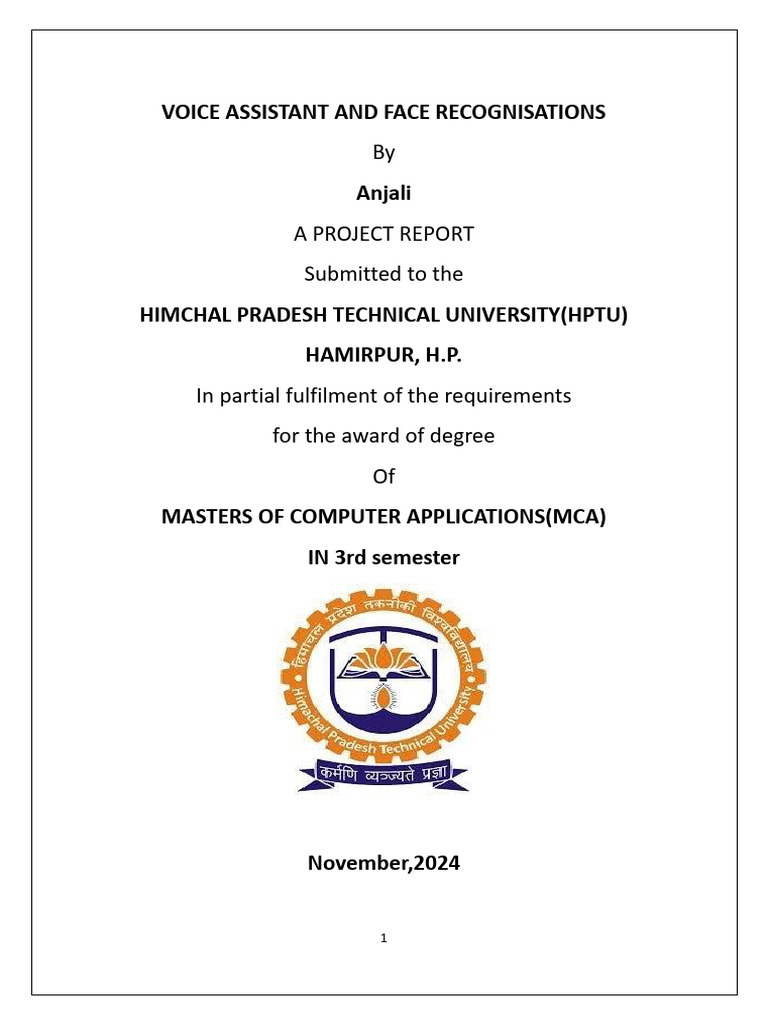 Anjali - MCA Project Report | PDF | My Sql | Html