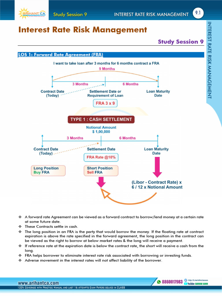 Interest Rate Risk Management Strategies | PDF | Swap (Finance) | Interest