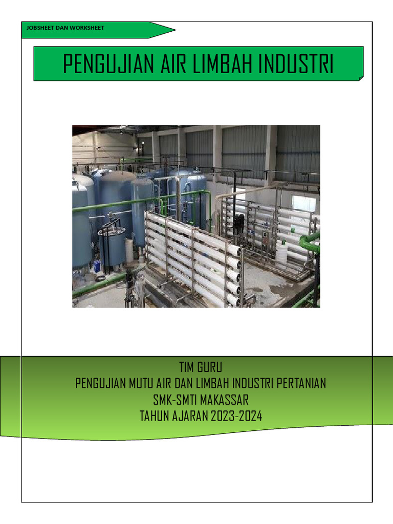 Pengujian TDS dan BOD Air Limbah | PDF