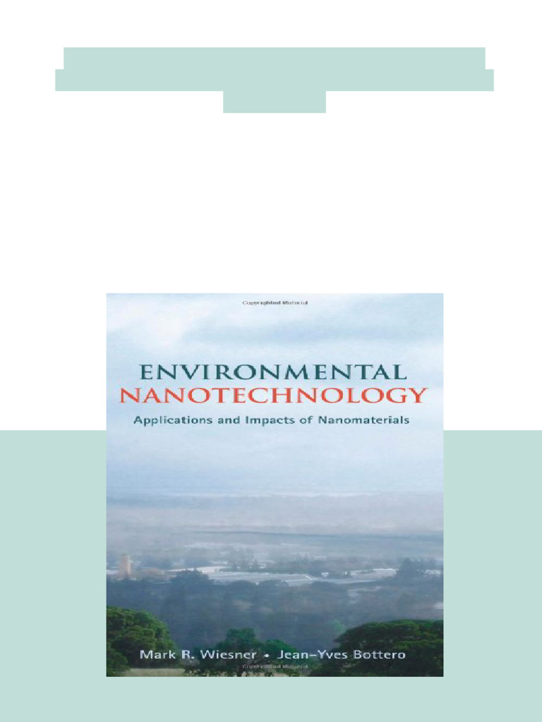 Environmental Nanotechnology Applications and Impacts of Nanomaterials ...