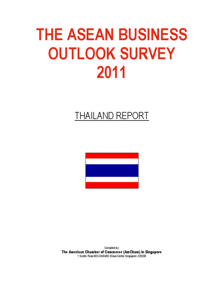 The Asean Business Outlook Survey 2011: Thailand Report | PDF ...