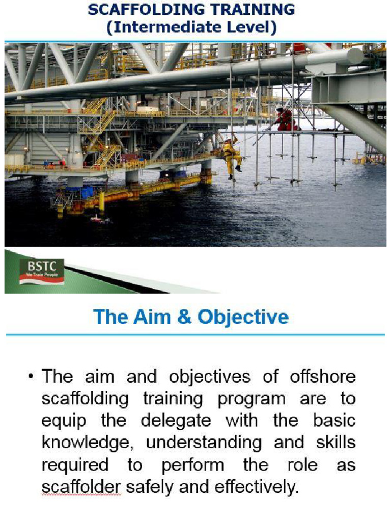 Intermediate Scaffolding Training | PDF