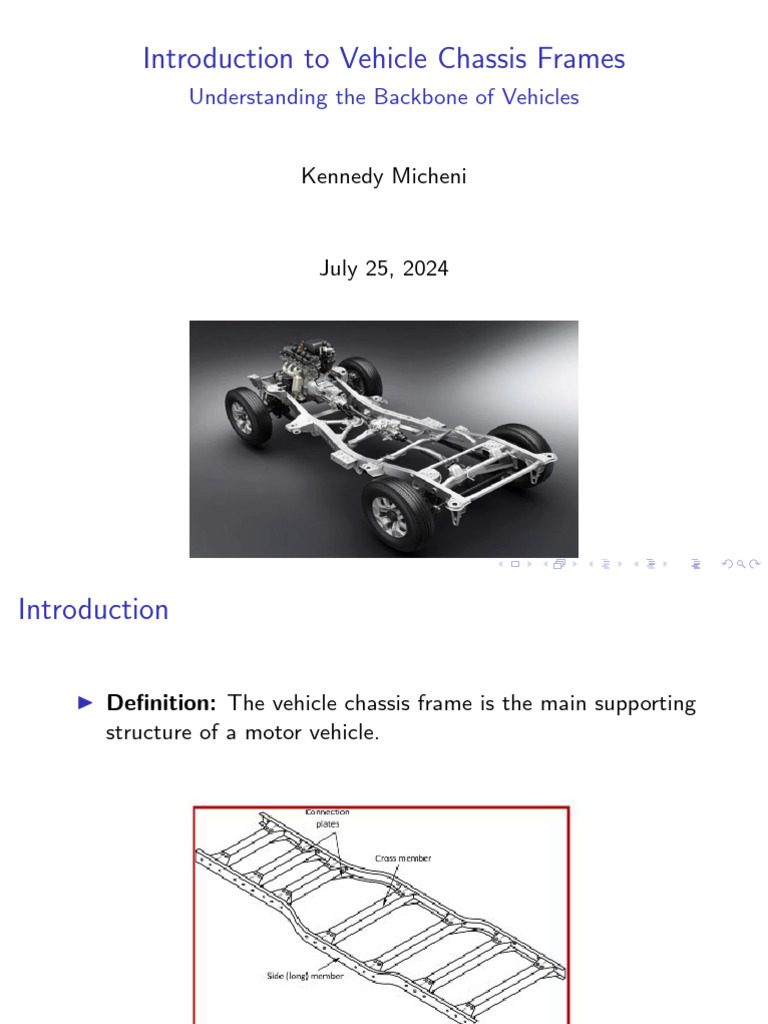 Vehicle Chassis Frame Overview Guide | PDF | Mechanical Engineering ...