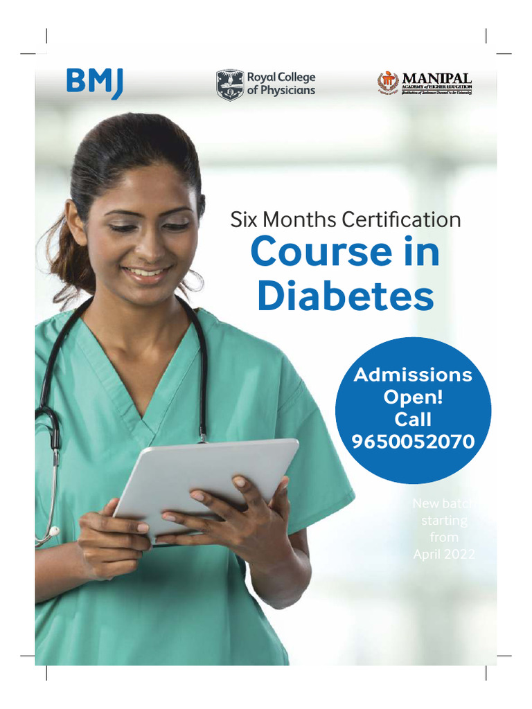 Six-Month Diabetes Certification Course | PDF | Diabetes | Medical ...