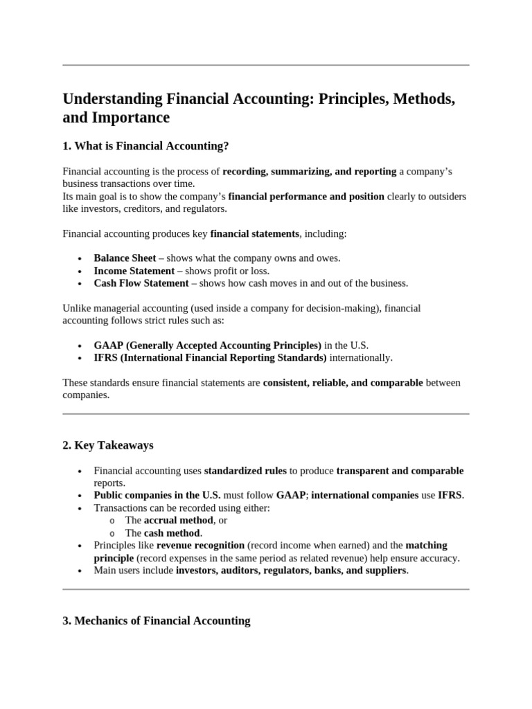 Understanding Financial Accounting | PDF | Financial Accounting | Equity (Finance)