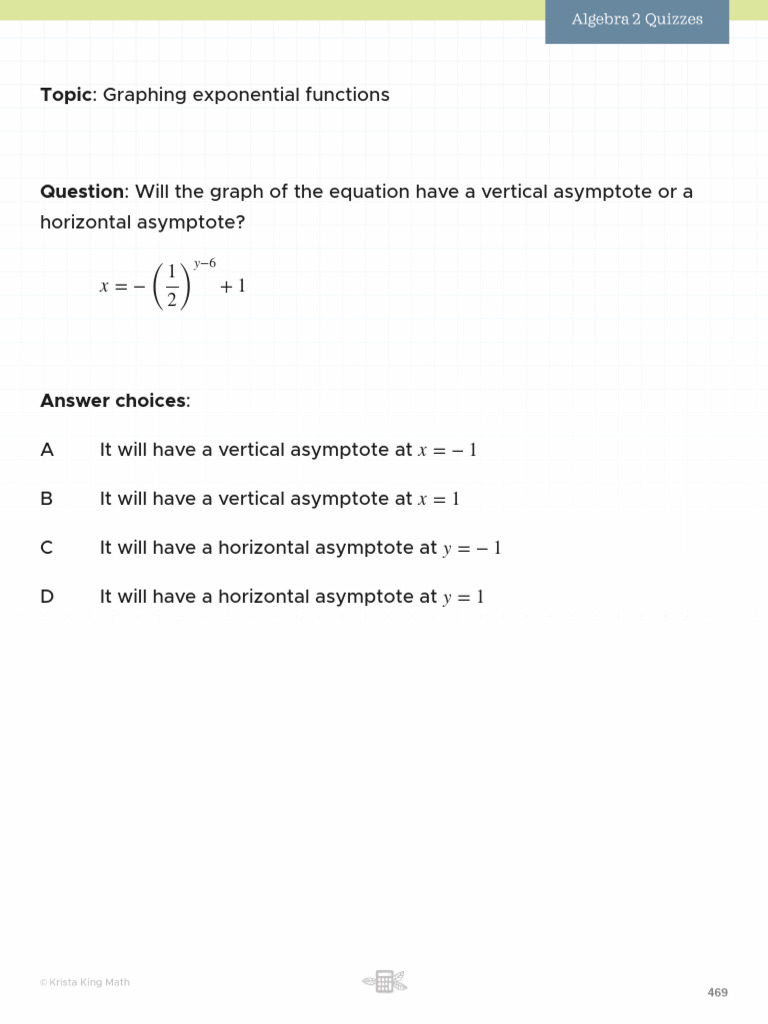 002 Graphing-Exponential-Functions | PDF | Asymptote | Mathematical ...