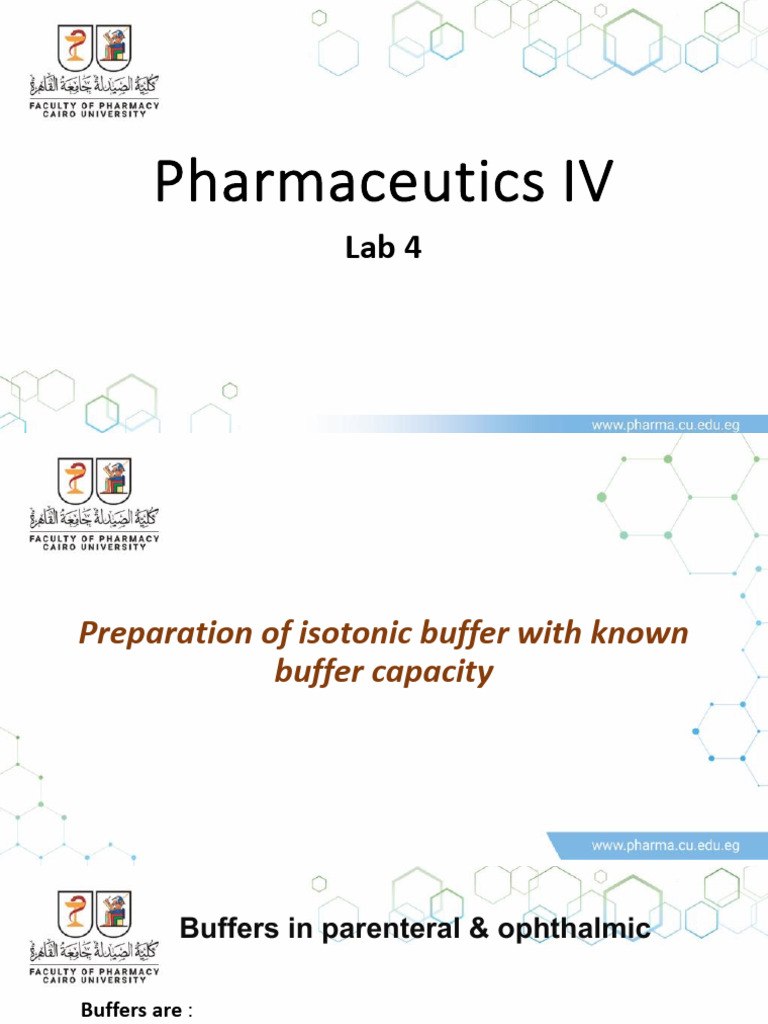 Preparation of Isotonic Buffer With Known Buffer Capacity | PDF | Buffer Solution | Acid