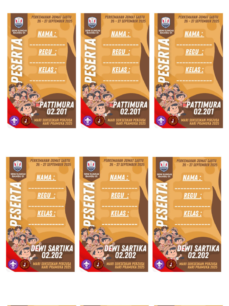 Name Tag Perjusa | PDF