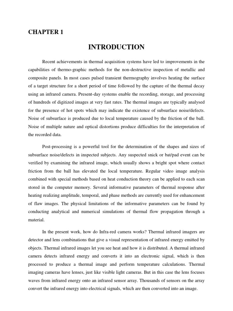 Hotspot Technology in Cricket | PDF | Thermography | Infrared