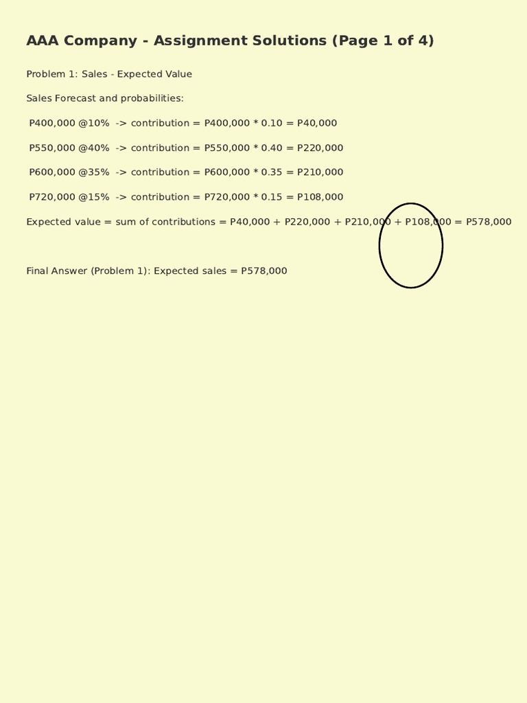 AAA Company Sales and Budget Analysis | PDF