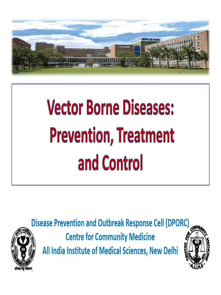 Vector Borne Disease Prevention in India | PDF | Malaria | Medical ...