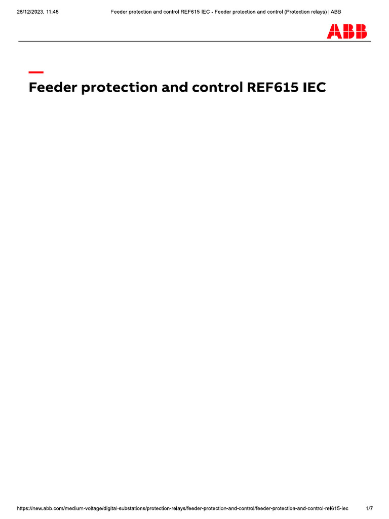 Flyer - Abb Ref615 | PDF