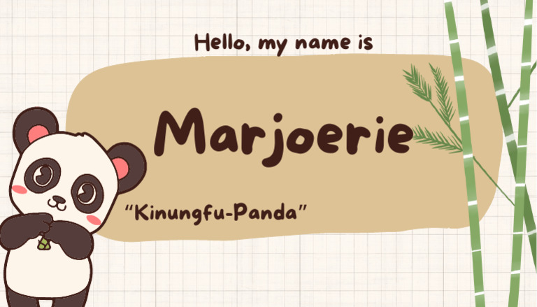 Brown Modern Cute Name Tag PDF | PDF
