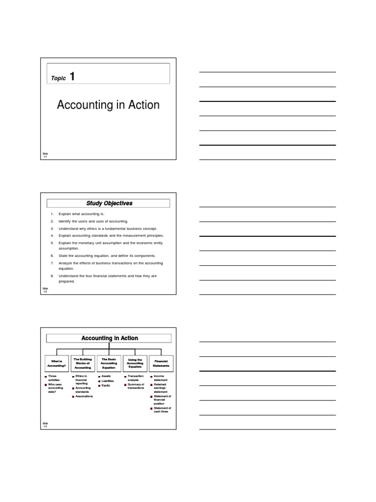 Accounting in Action: Topic | PDF | Accounting | Expense
