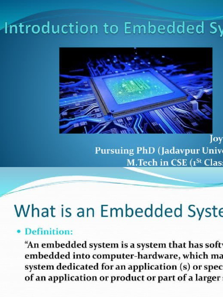 Introduction To Embedded Systems | PDF