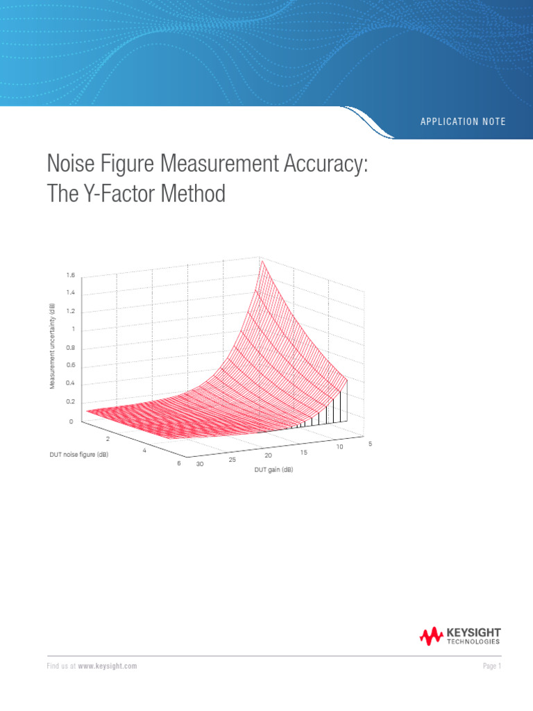 Noise Figure Measurement Accuracy - The Y-Factor Method | PDF ...