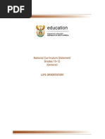 Life Orientation CAPS for Grades 7-9 | PDF | Curriculum | Learning