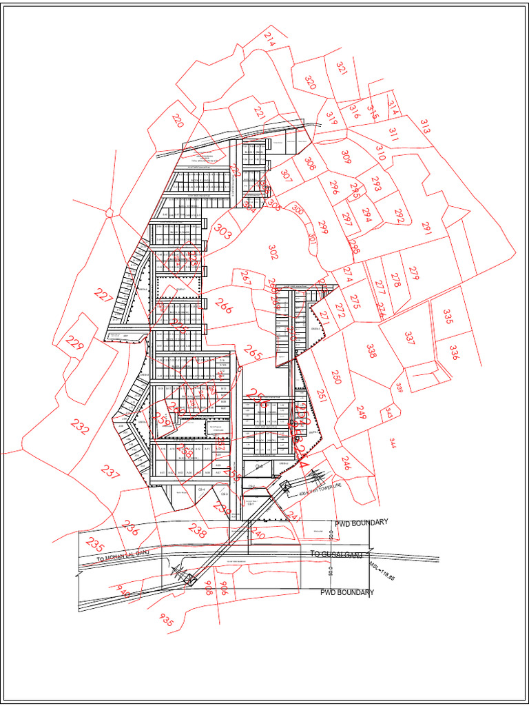 Beli Layout Ph-1 With Khasra Bank | PDF