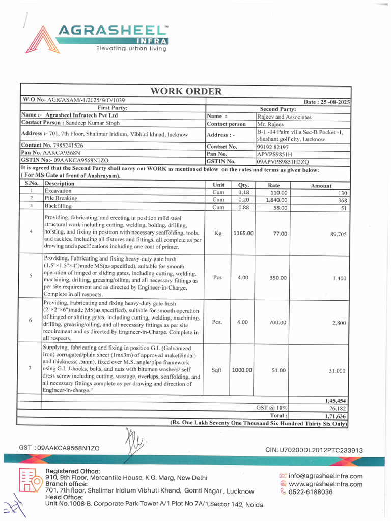 Rajeev and Assoc. MS Gate | PDF
