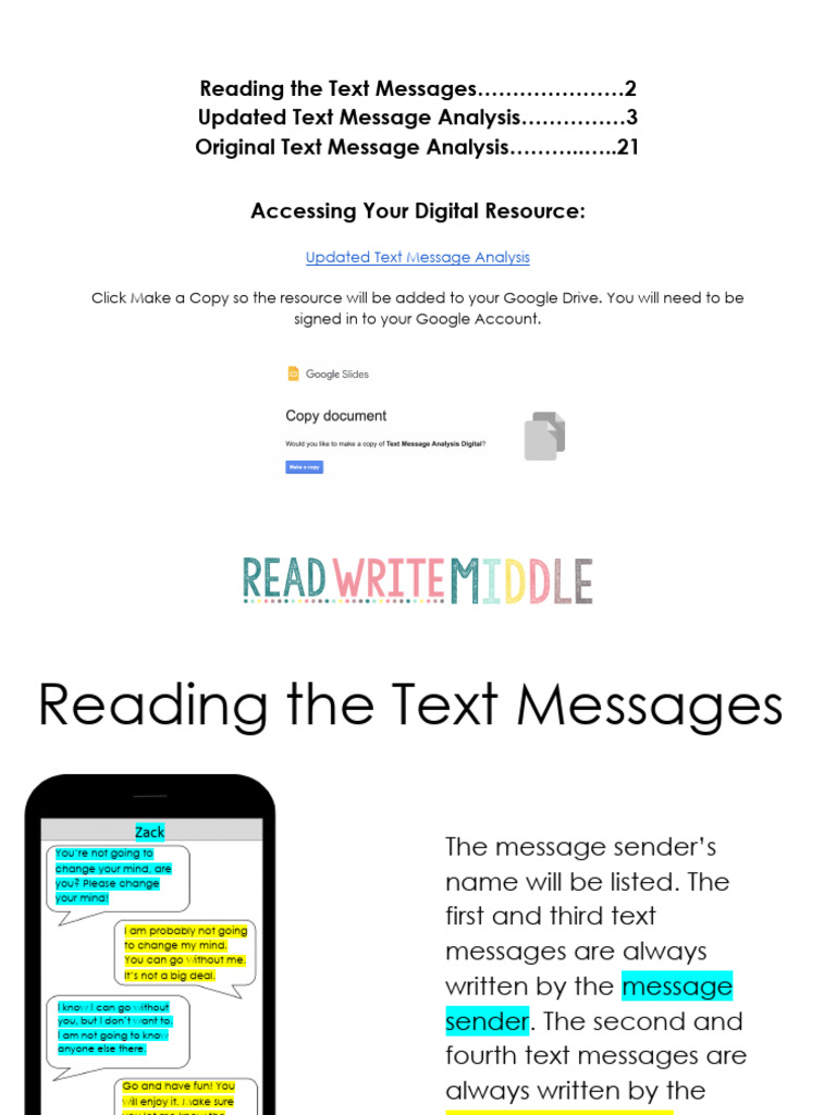 Text Message Analysis and Insights | PDF