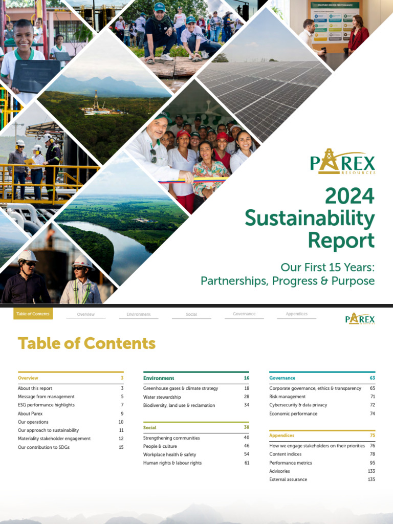 PXT 2024 Sustainability Report - FINAL | PDF | Sustainability | Governance