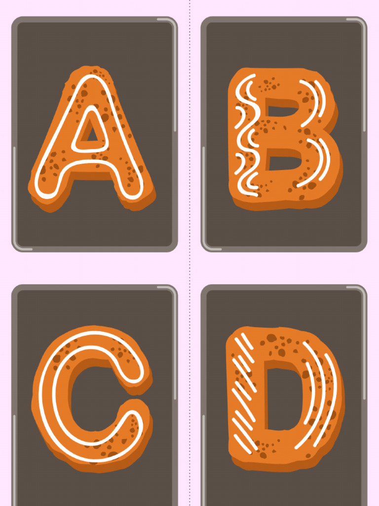 Nurseryposter Abc Cookies Flashcard | PDF