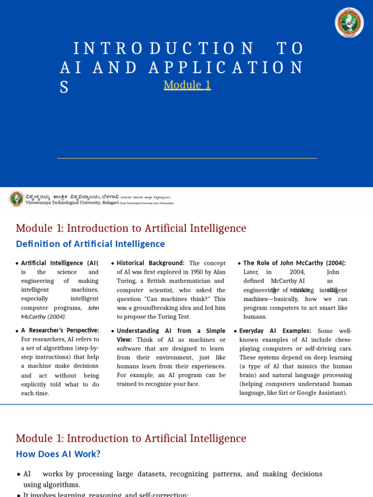 Introduction to Artificial Intelligence | PDF | Artificial Intelligence ...