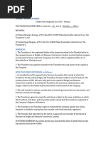 Spousal Consent Form for Land Transfer | PDF