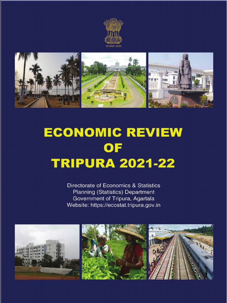 Economic Review of Tripura 2021-22 | PDF | Cost Of Living | Economies