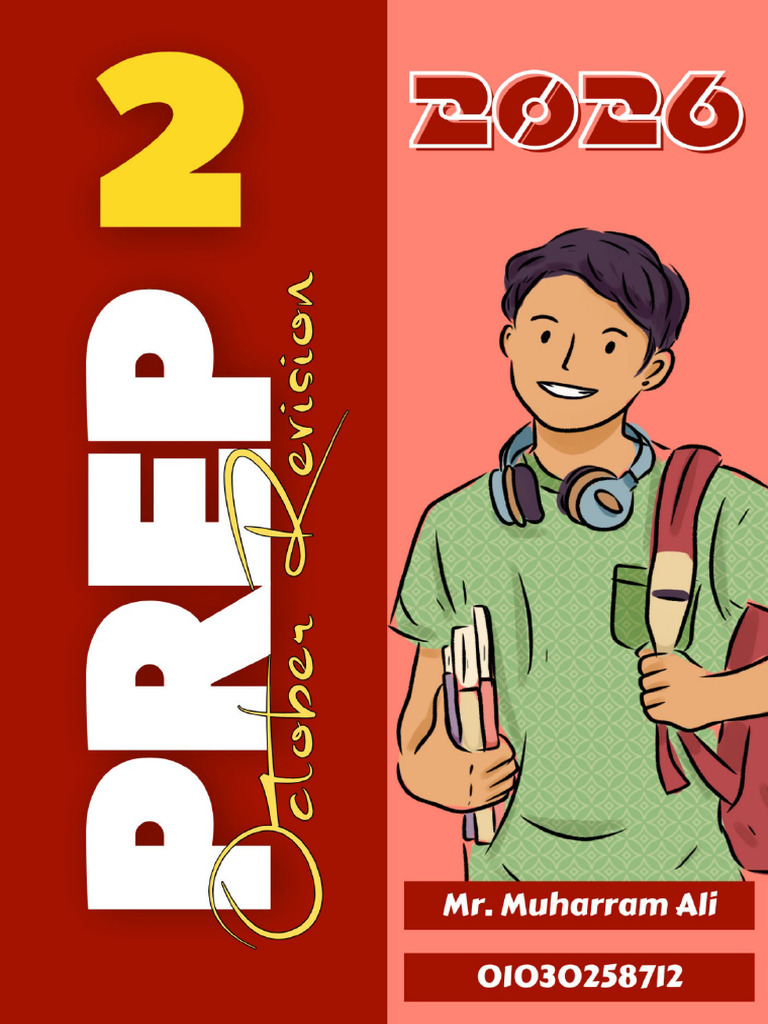 Prep 2 - October Revision | PDF