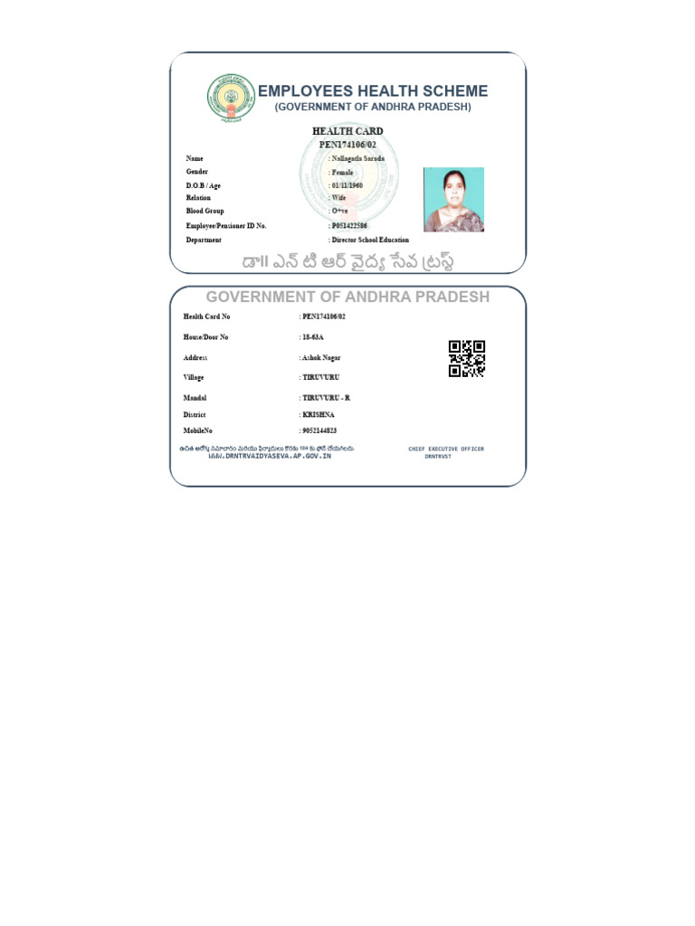 Employees Health Scheme | PDF