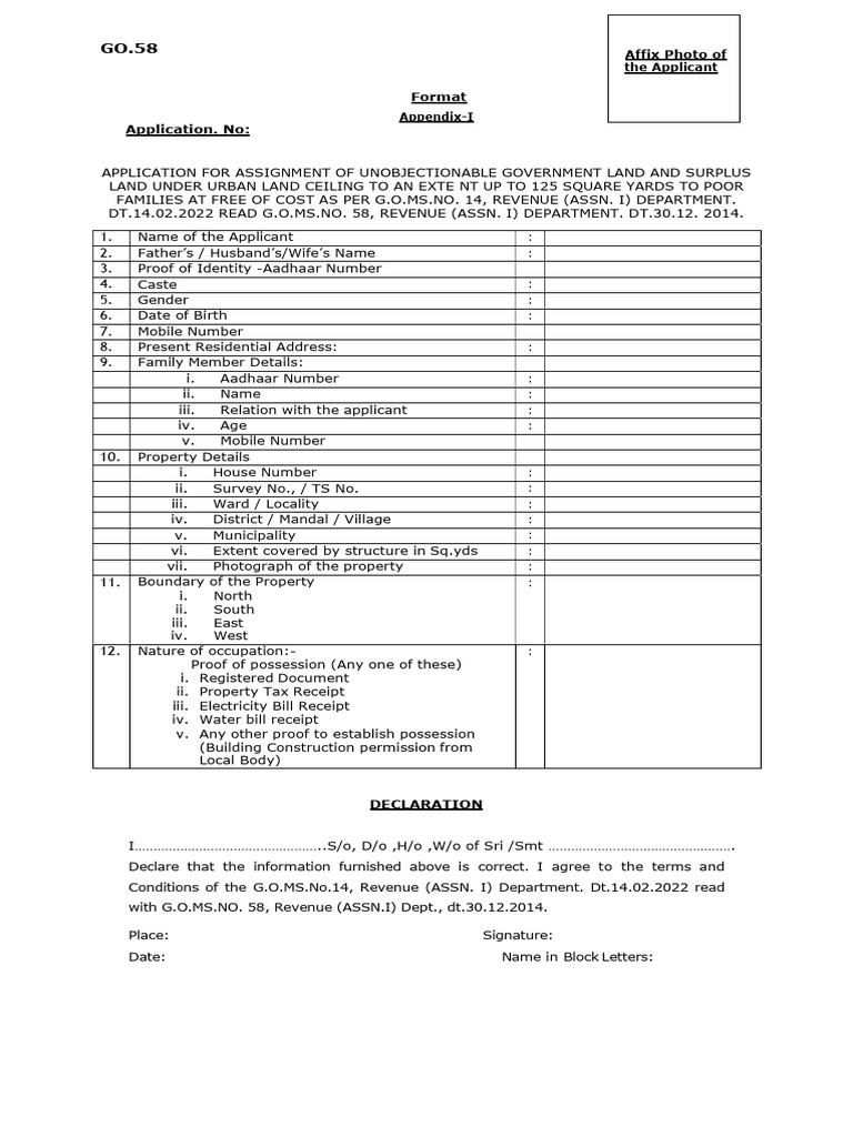 GO 58 Application Form | PDF | Chess Openings | Chess Theory