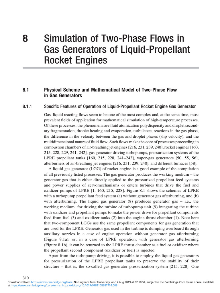 Two-Phase Flow in Rocket Gas Generators | PDF | Liquid Propellant ...