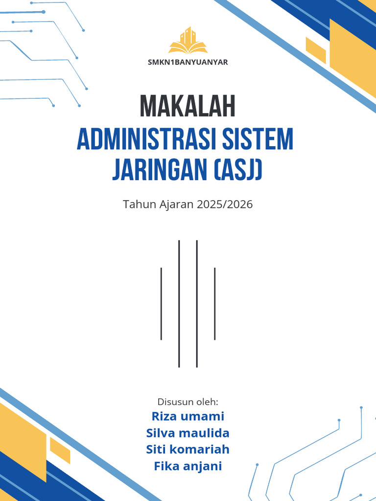 Biru Kuning Modern Sampul Modul Ajar Dokumen A4 | PDF