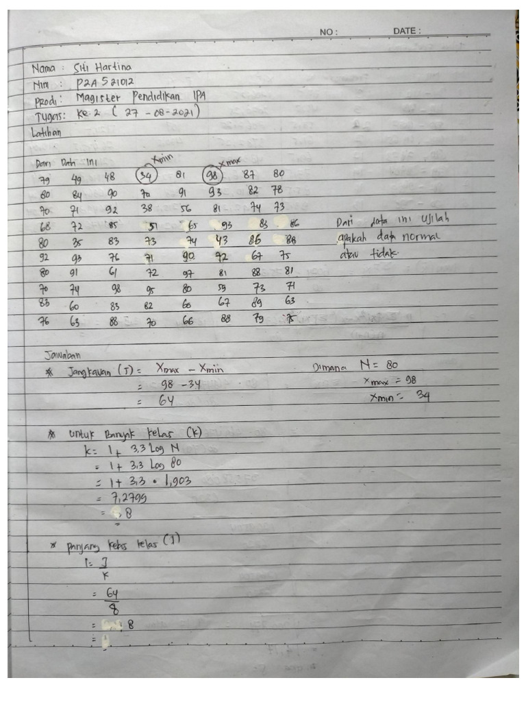 Siti Hartina P2A521012 | PDF