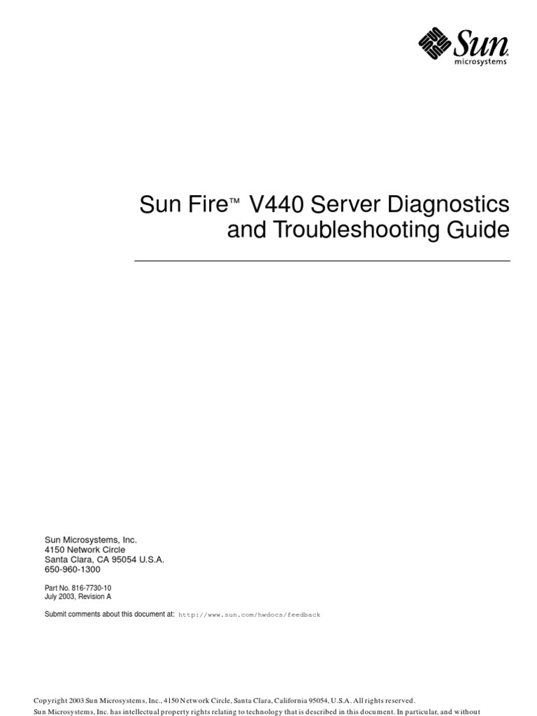 Sun Fire v440 TS | PDF | Booting | Command Line Interface