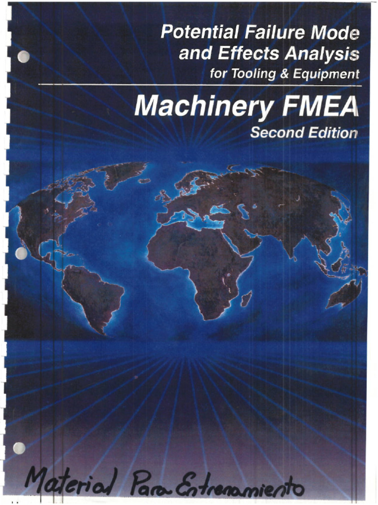 Potential Failure Mode and Effects Analysis Macinery FMEA (Second ...