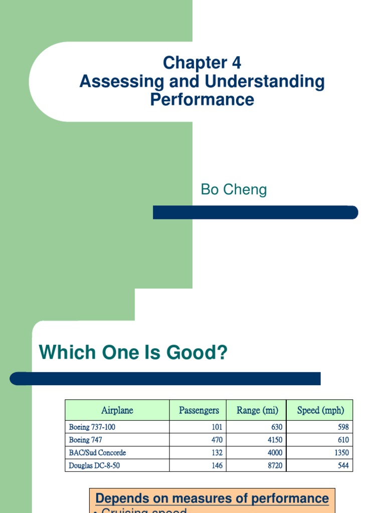 Assessing and Understanding Performance | Download Free PDF | Central Processing Unit ...