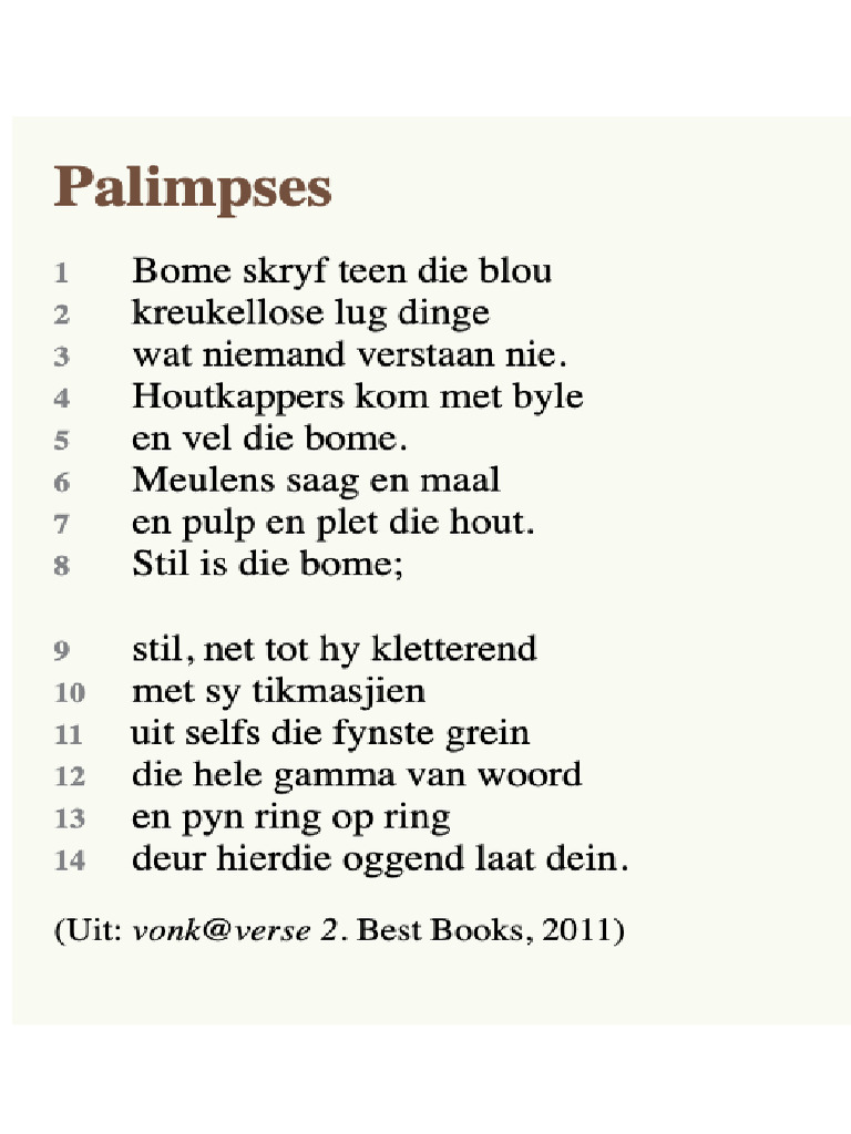 Palimpses PDF | PDF
