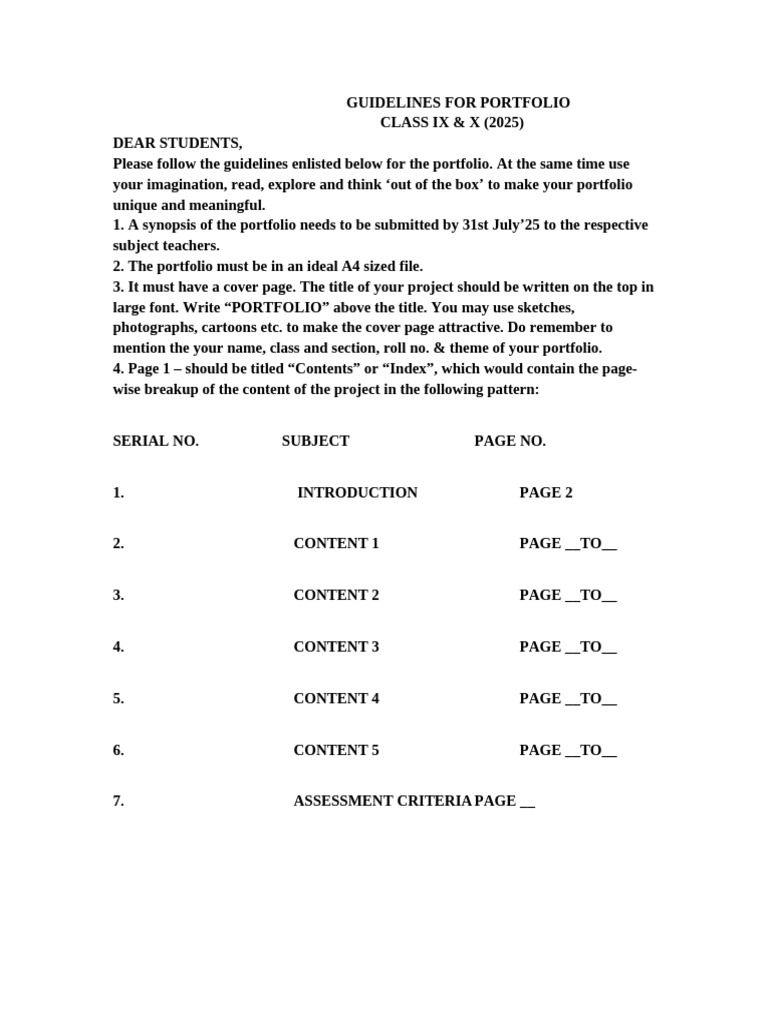 Class 9 SST Portfolio Guidelines | PDF | Elections | Political Science