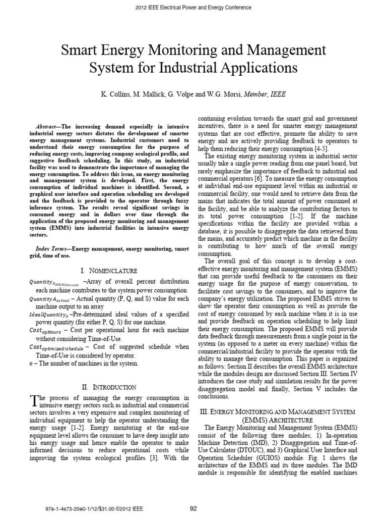 EPEC.2012.6474987 (1) | PDF | Energy Conservation | Consumption (Economics)