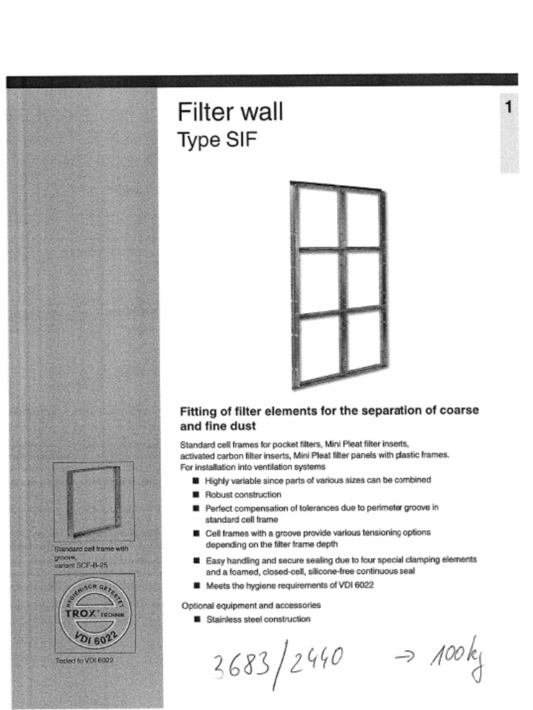 Filter Wall 1 | PDF
