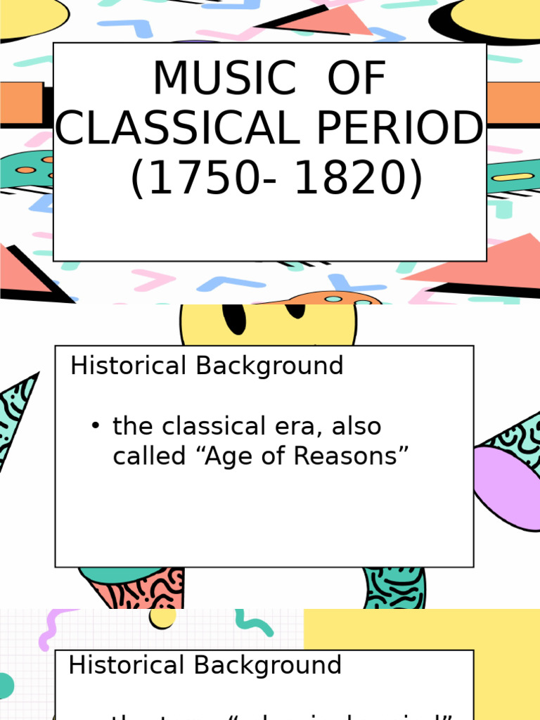 Topic 9.4 - Music of The Classical Period | PDF | Concerto | Classical ...