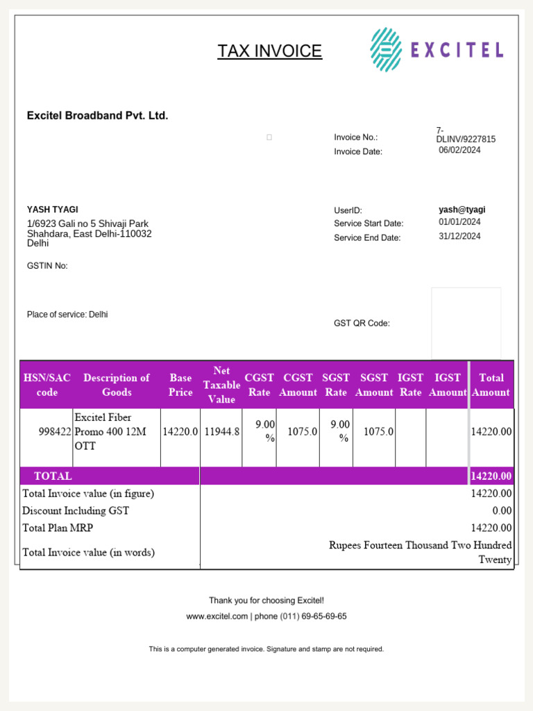 Bill 10835410 Excitel | PDF | Public Administration | Governance