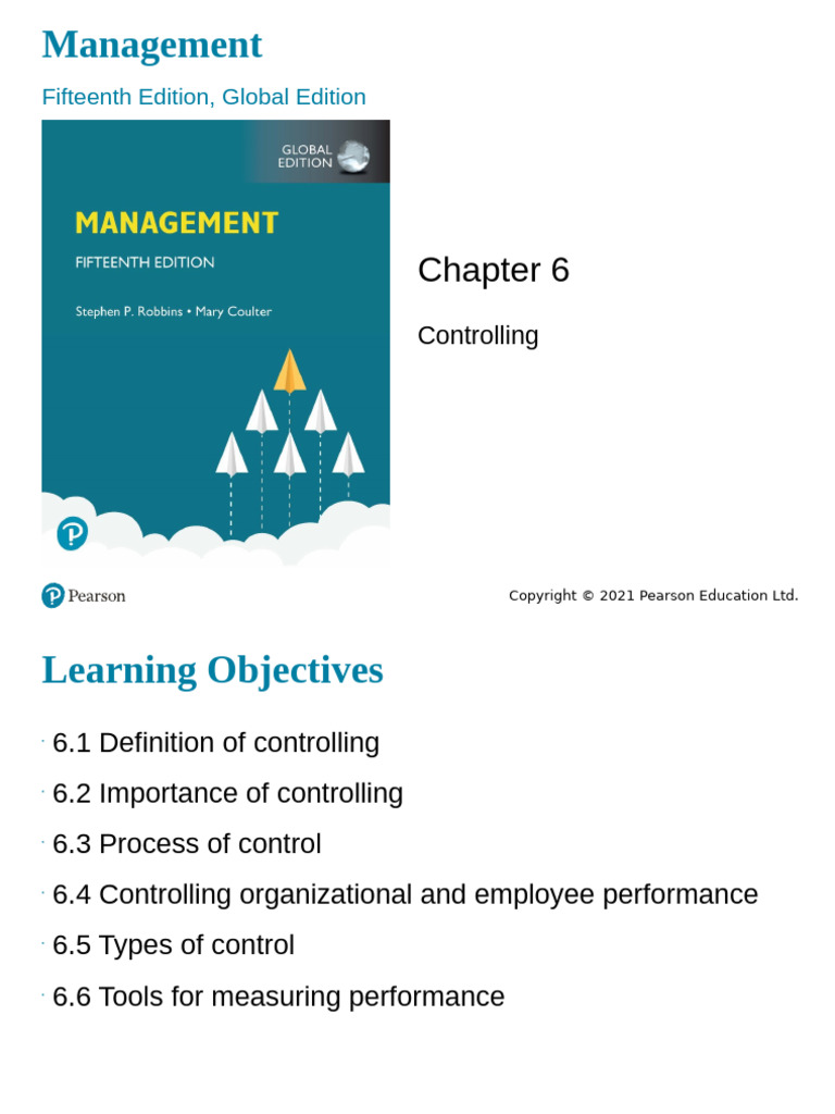 Topic 6 Controlling - 0824 | PDF | Inventory | Leverage (Finance)
