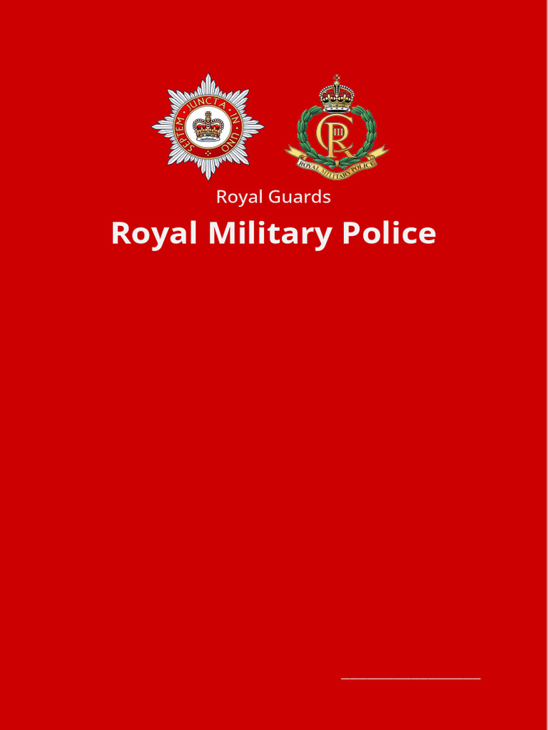 Royal Military Police Constable Handbook | PDF | Sergeant | Police