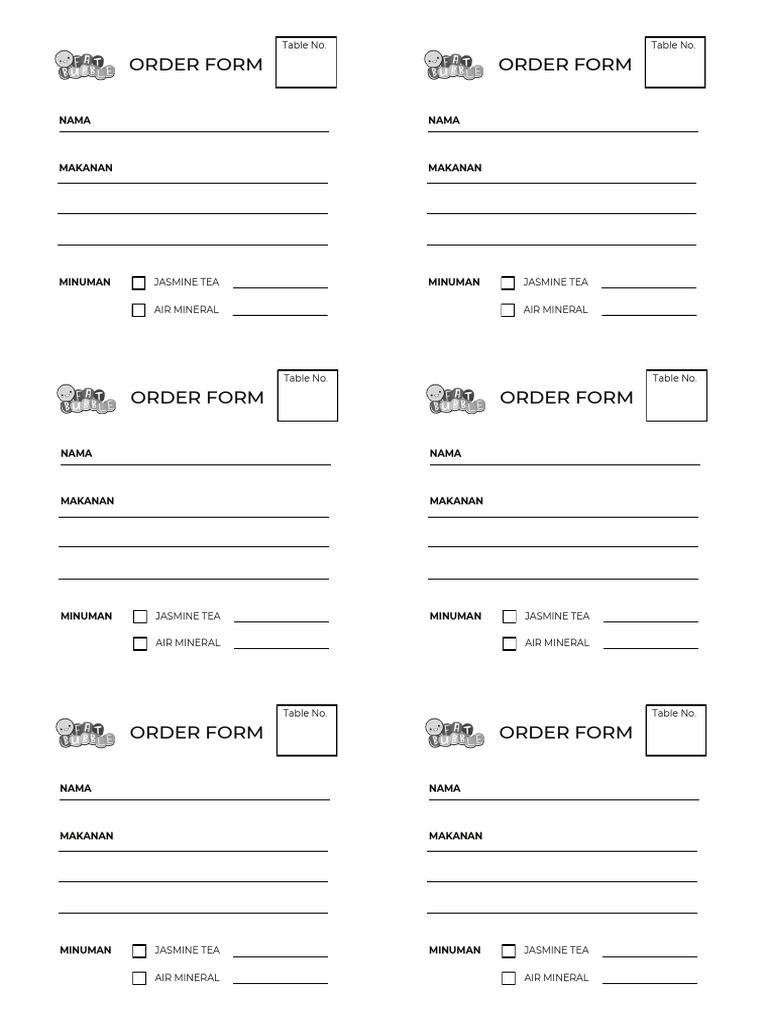 Print Order Form | PDF